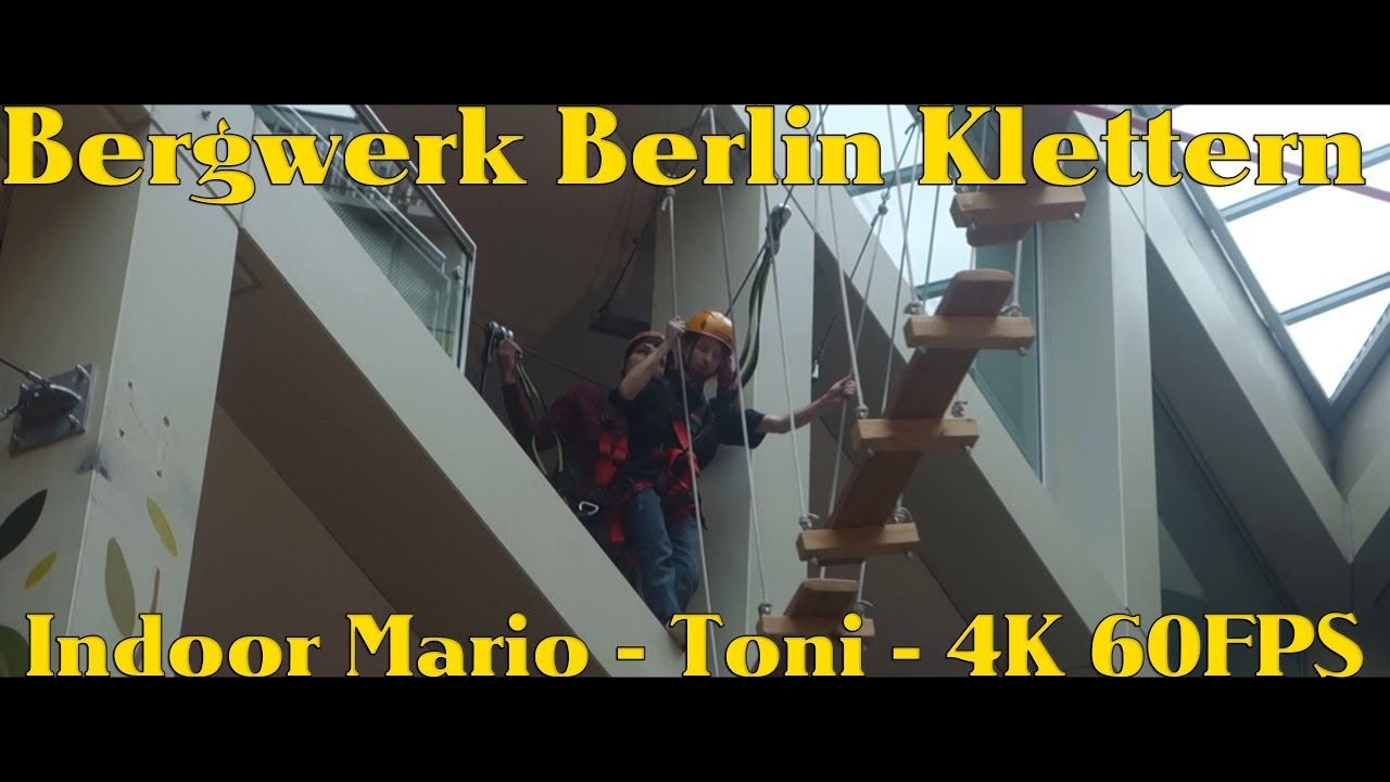 Bergwerk Berlin Klettern Indoor Mario - Toni - 4K 60FPS - YouTube