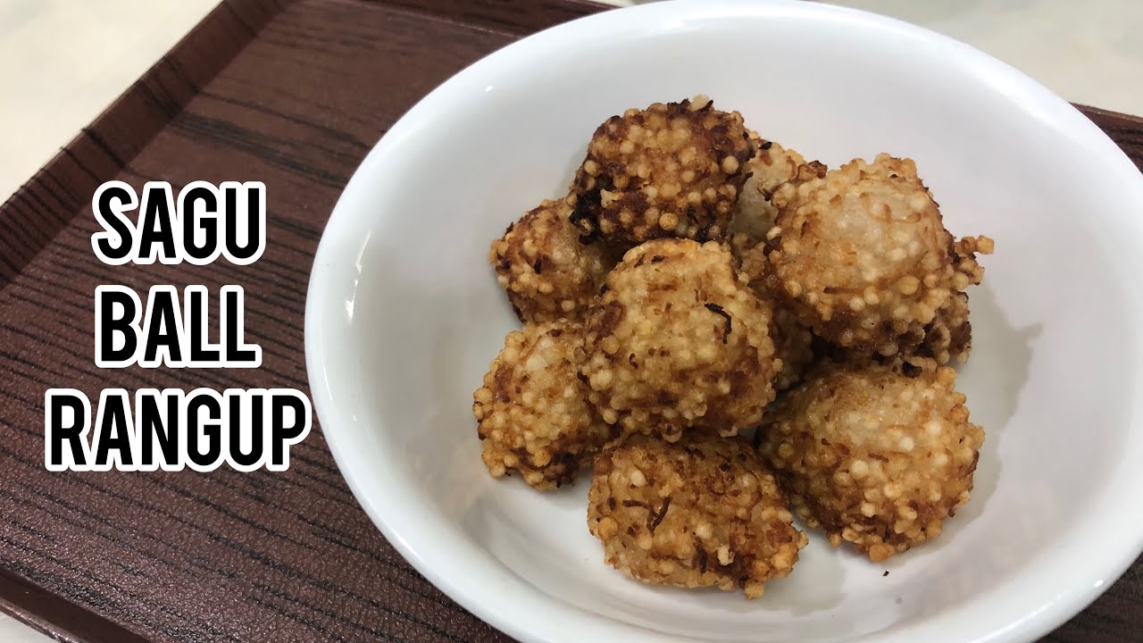 Sagu Ball Rangup #makanpetang #eveningsnack #sagu - YouTube