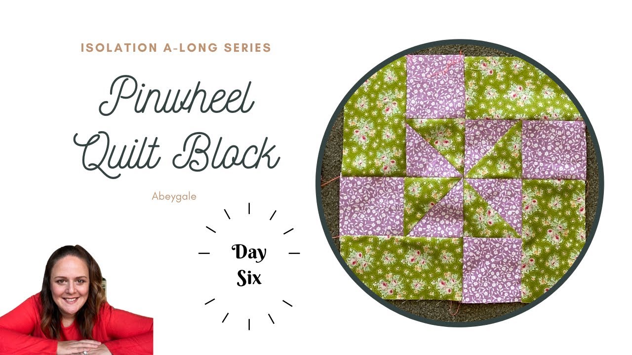 Isolation along DAY 6!!! Pinwheel block - YouTube