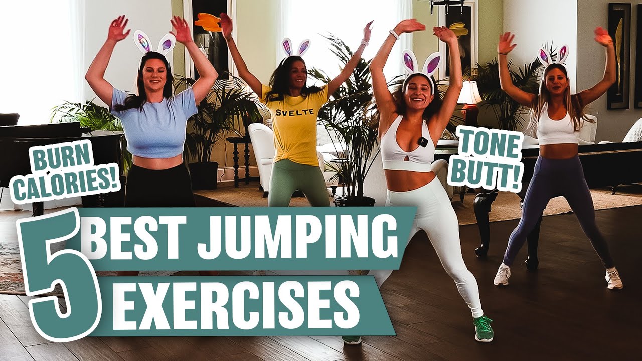 5 Cardio Exercises to TONE Your Butt & BURN Calories! | Easter Jumping ...