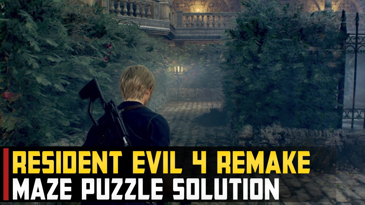 Maze Puzzle | Resident Evil 4 Remake - YouTube