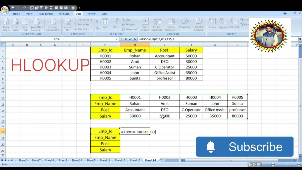 How to use Hlookup in excel!! #hlookup #excel - YouTube