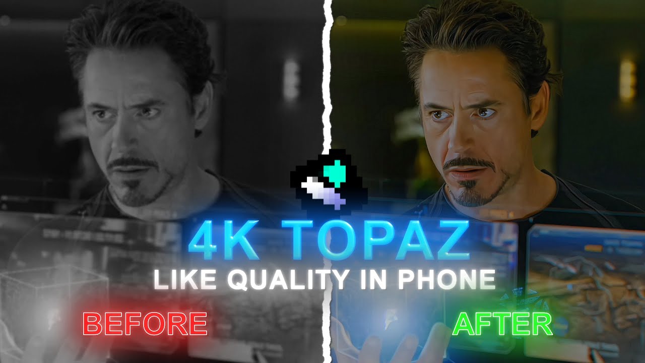 4K Topaz like quality in phone , new method - YouTube