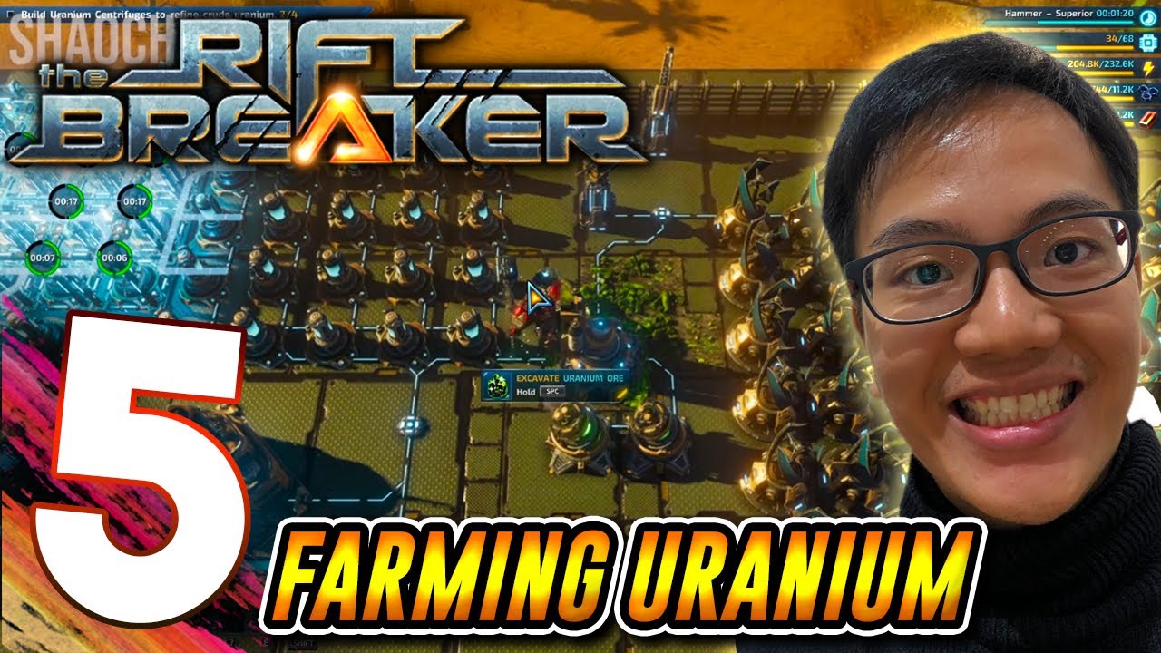 RIFTBREAKER PART 5: FARMING CARBONIUM, IRONIUM USING SYNTHESIZER ...