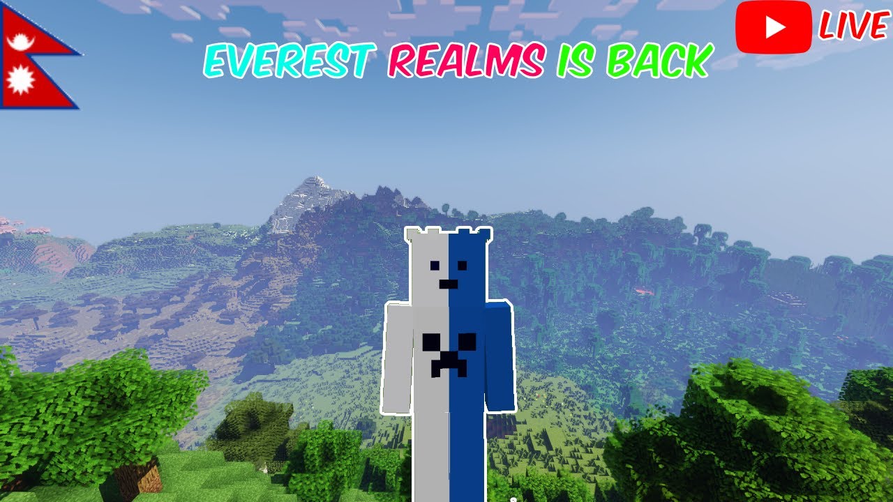 Everest Realm Nepali Survival Server l Minecraft Live | Nepali | - YouTube