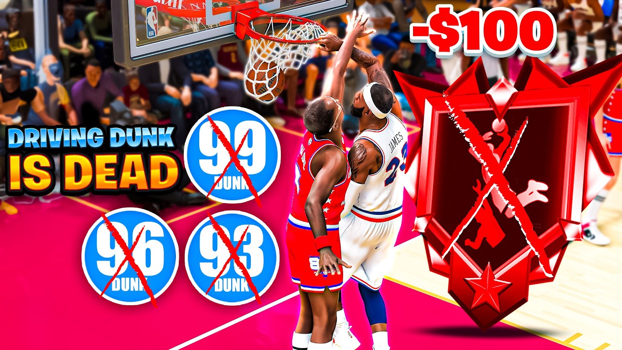 i spent $100 on 99 DRIVING DUNK & LEGEND POSTERIZER BEST BUILD so you ...