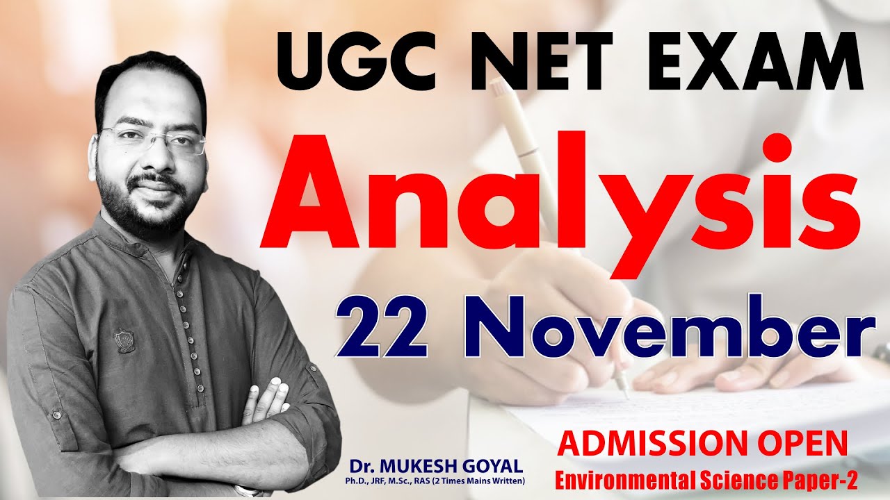 Today's 22 Nov UGC NTA NET Exam Analysis II By Dr Mukesh Goyal - YouTube
