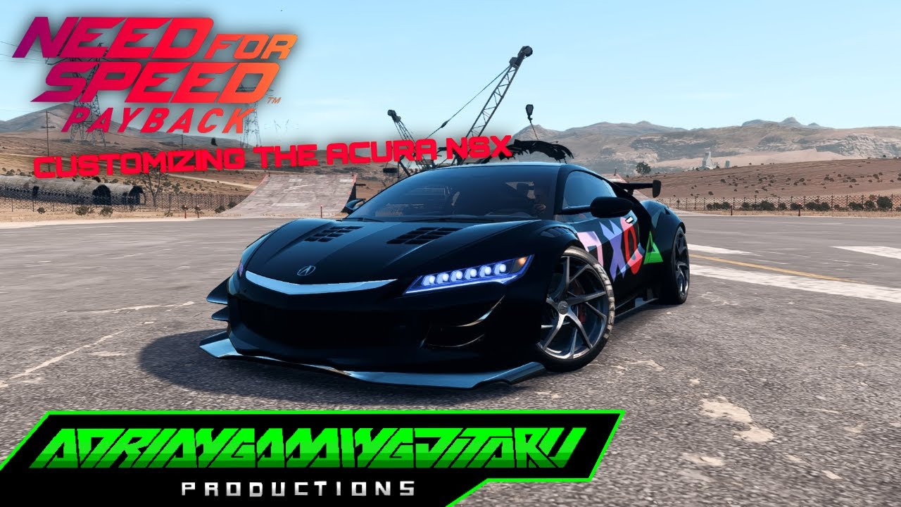 Need for Speed Payback - Acura NSX Customization - YouTube