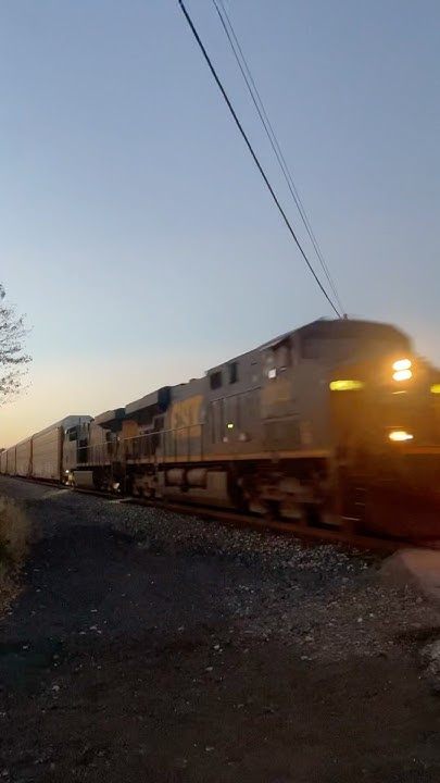CSX M276 AutoRack Train from Lodi, Ohio 11/2/2024 #csx #train #railroad #shorts #railfan #auto # ...