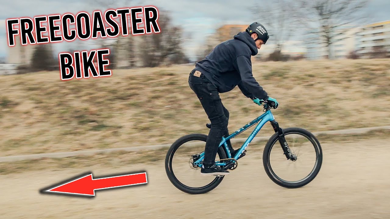 URBAN MTB FREECOASTER Riding - YouTube