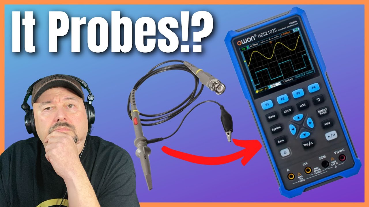 OWON HDS2102S Oscilloscope Probe Compensation - YouTube