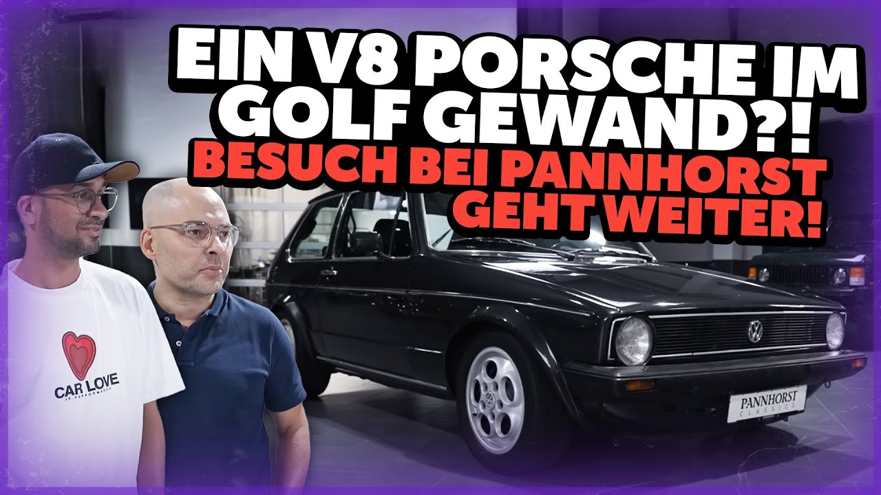 JP Performance - Ein V8 Porsche im Golf Gewand?! | Besuch bei Pannhorst ...
