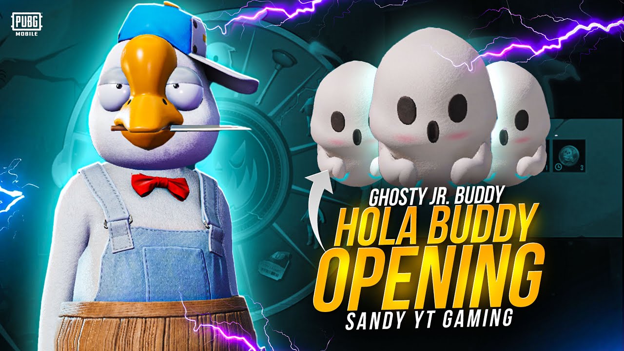 Ghosty Jr. Buddy - Hola Buddy | 5 RP GIVEAWAY🔥 PUBG MOBILE 🔥 - YouTube