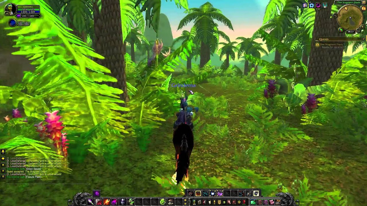 WoW quest #1277 The Stagnant Oasis - YouTube