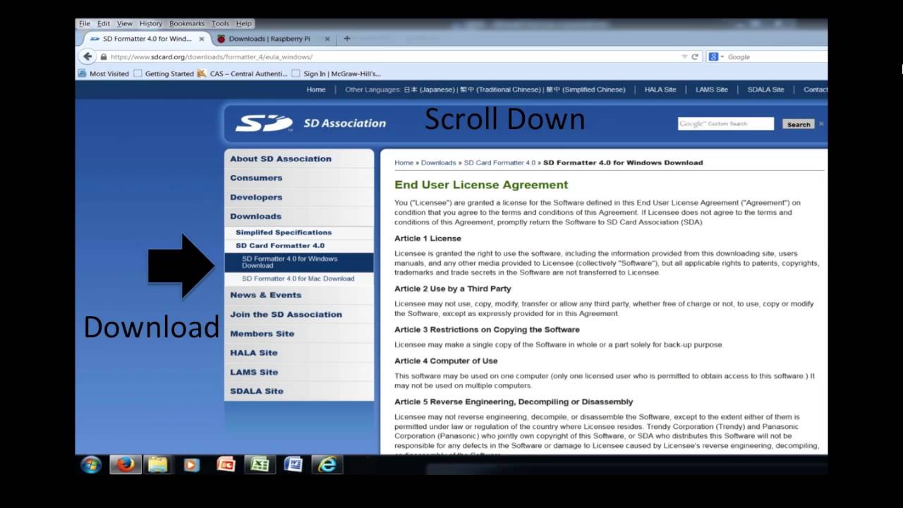 Raspberry Pi NOOBS for Windows Install Demo - YouTube