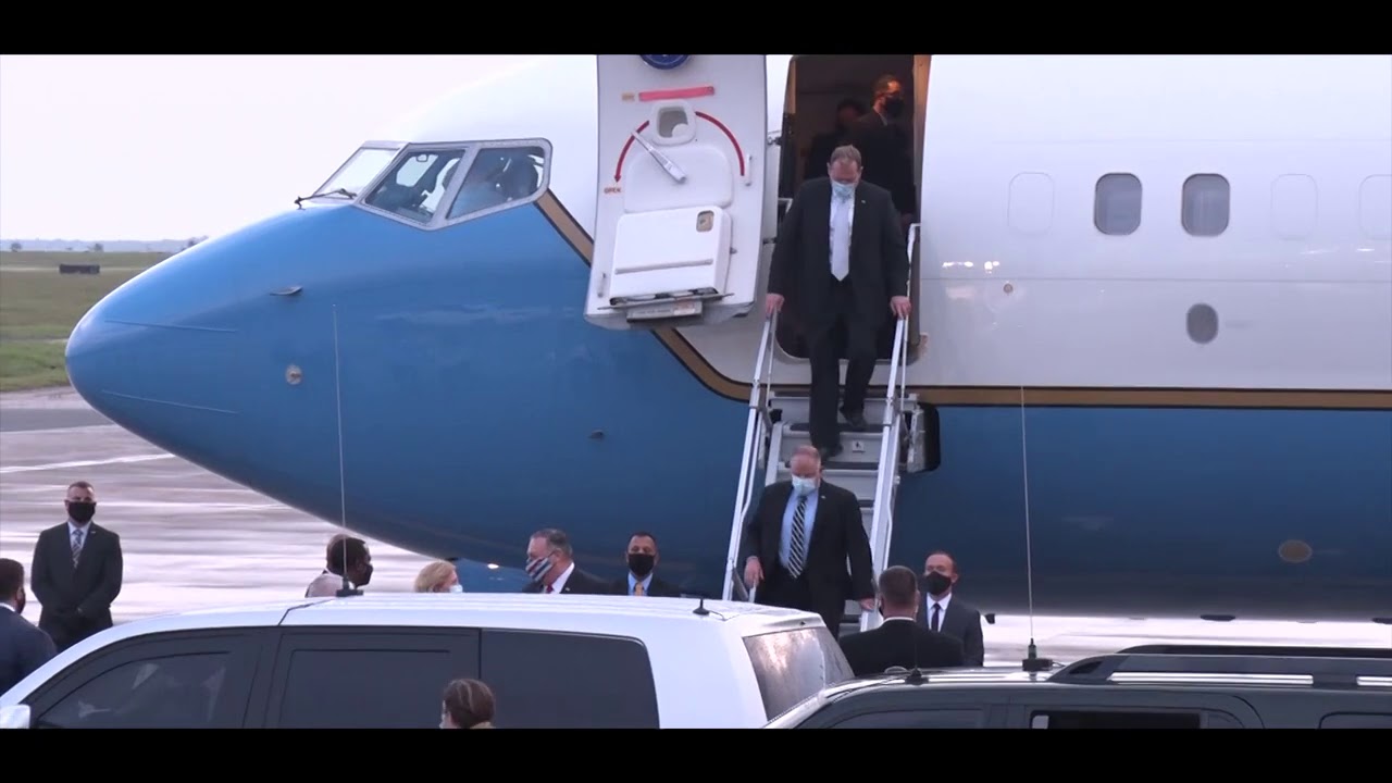 Arrival of US Secretary of State - YouTube