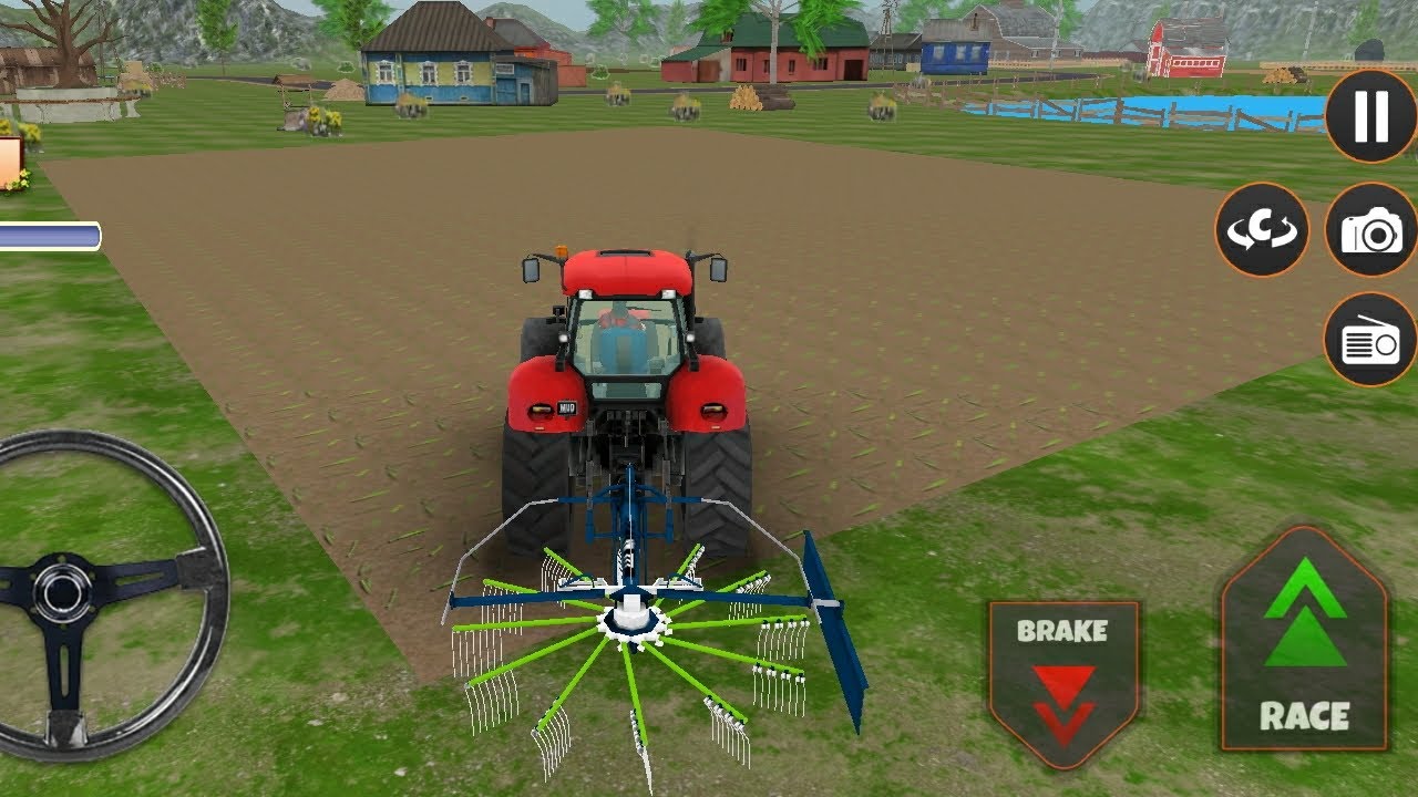 desi farming game tactor farming-desi song sidhu mose wala #viral # ...