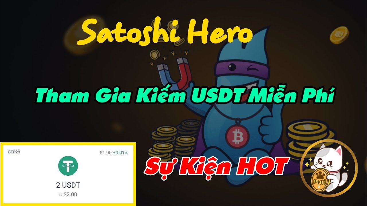 Kiếm USDT Miễn Phí Trong Nền Tảng Satoshi Hero - YouTube