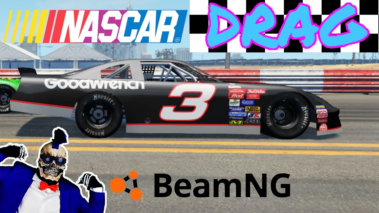 Nascar Video Game Racing Drag Racing Championship | BeamNG Drive - YouTube