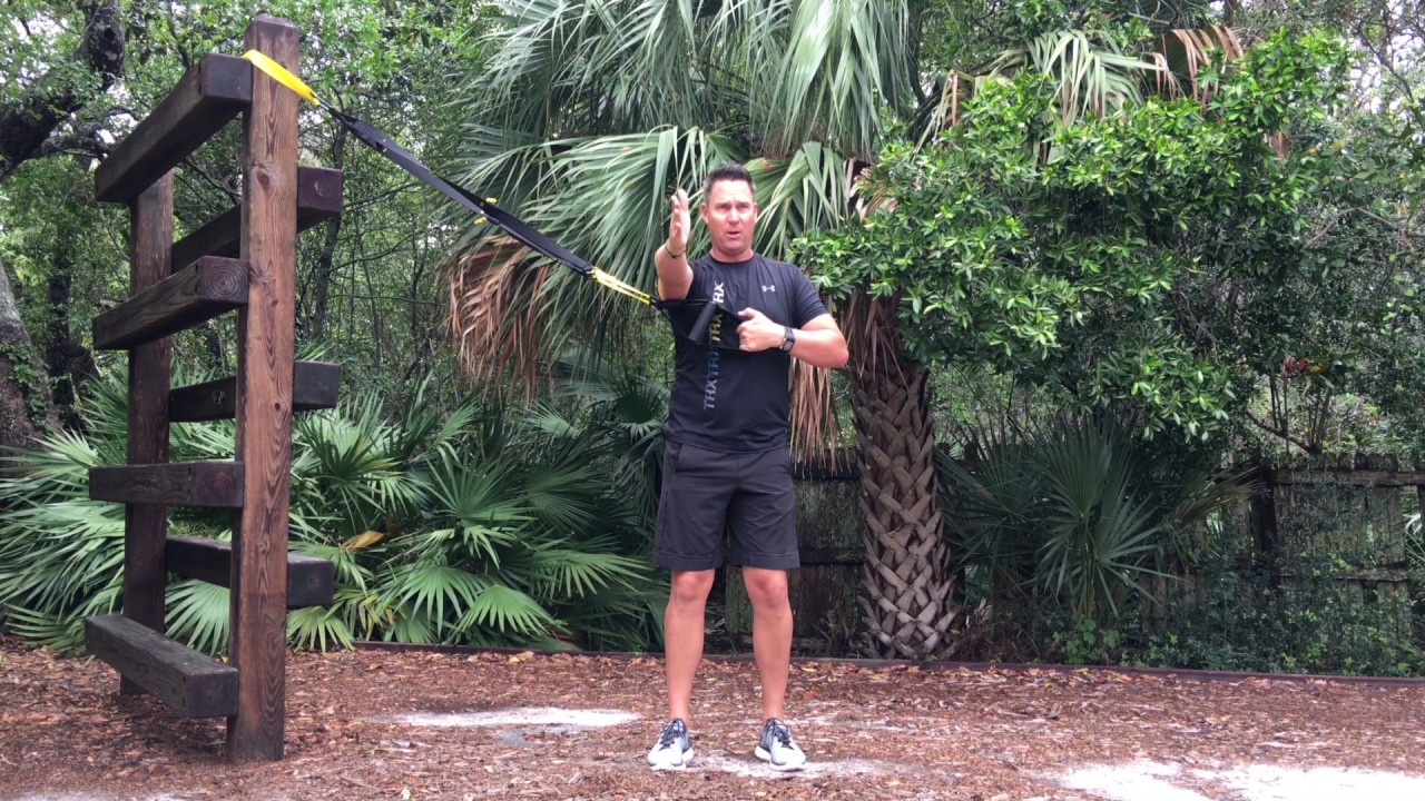 TRX T Spine Stretch - YouTube