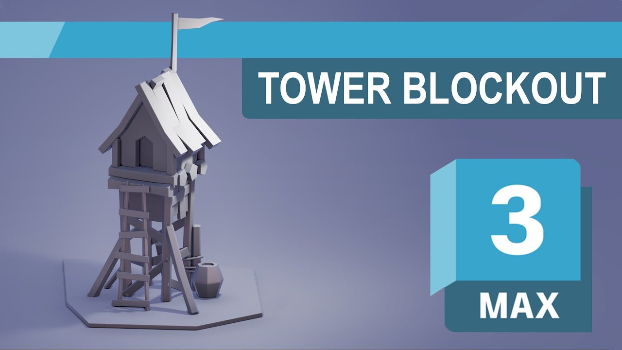 3D - Simple Tower Blockout - YouTube