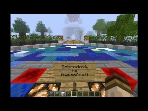 Minecraft Server 1.7.2 : BalkanCraft (Ex Yu) - Hub 2014/15 - YouTube