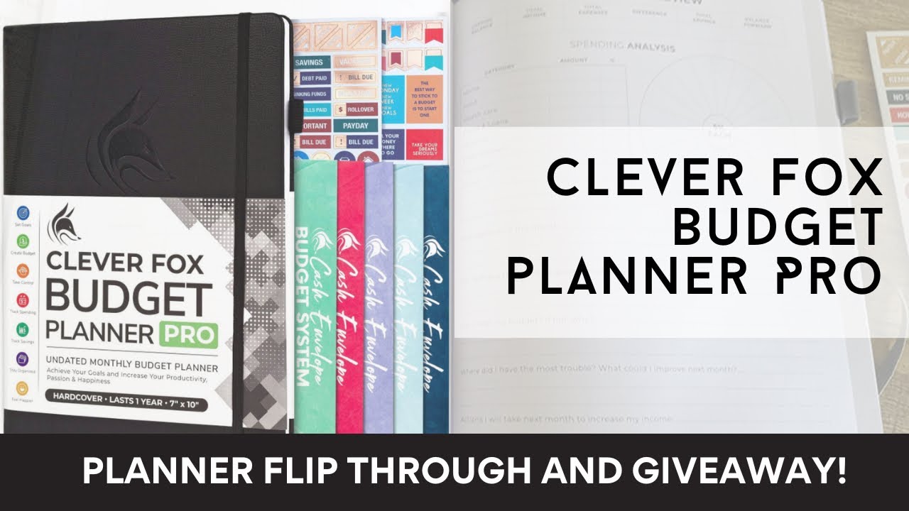 CLEVER FOX PLANNER PRO - Full Review and Giveaway! - YouTube