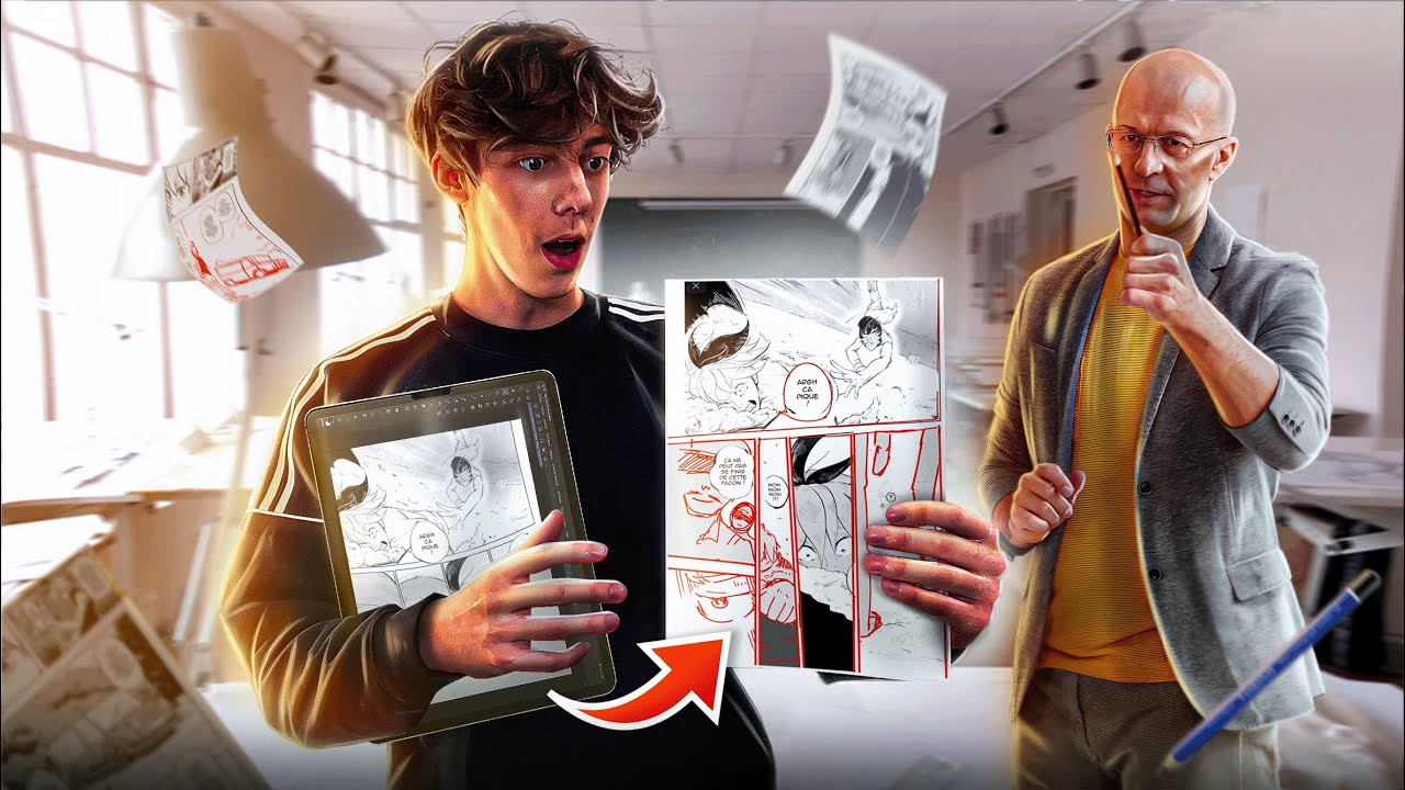 Un MANGAKA corrige MON MANGA ! (chapitre 2 dispo !) - YouTube