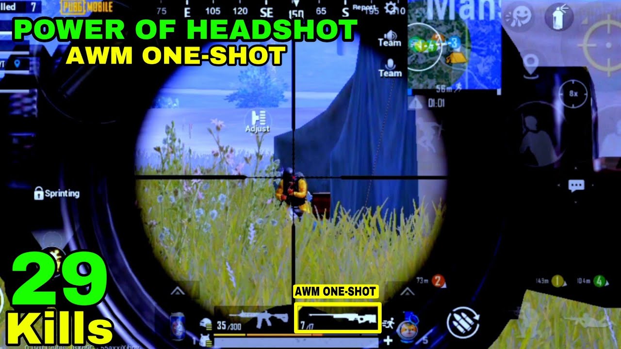 Power Of Headshot AWM One-Shot | VK Gaming | Pubg Mobile - YouTube
