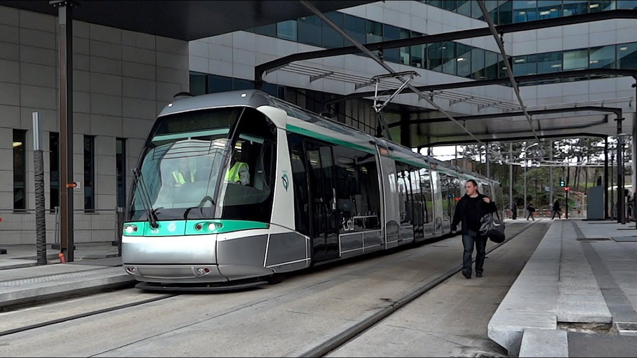 Tramway de Paris - Ligne T6 - Tests & formation - YouTube