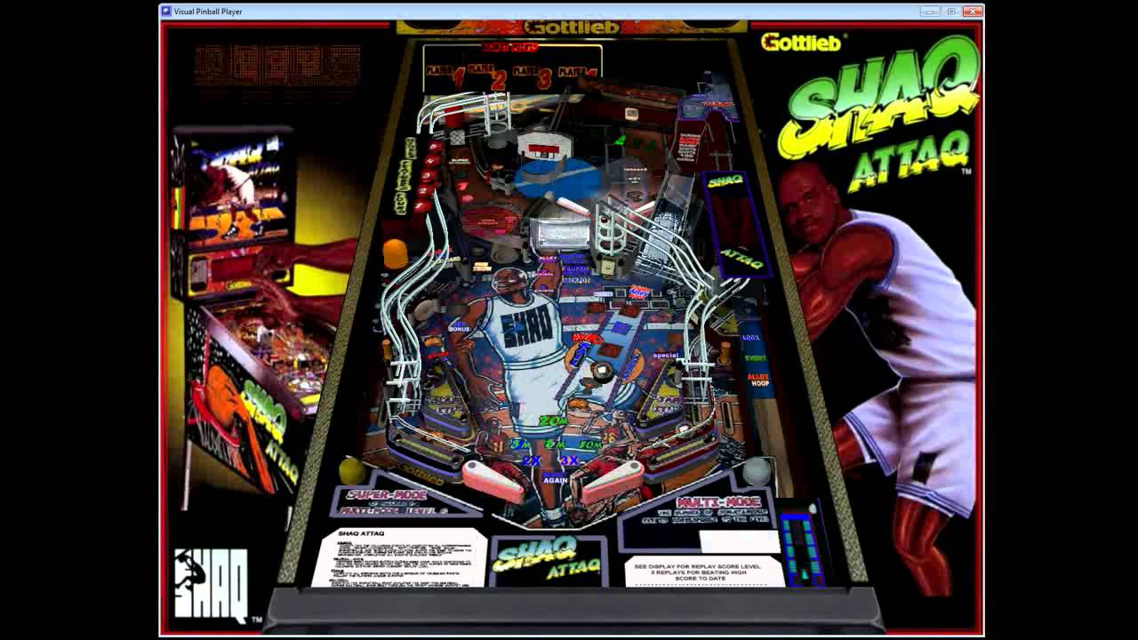 shaq attaq - visual pinball - YouTube
