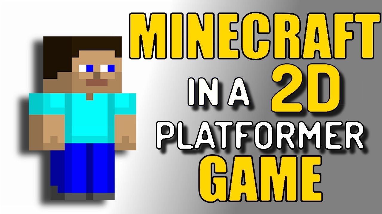 I Turned MINECRAFT Into A 2D PLATFORMER Game!!! - YouTube