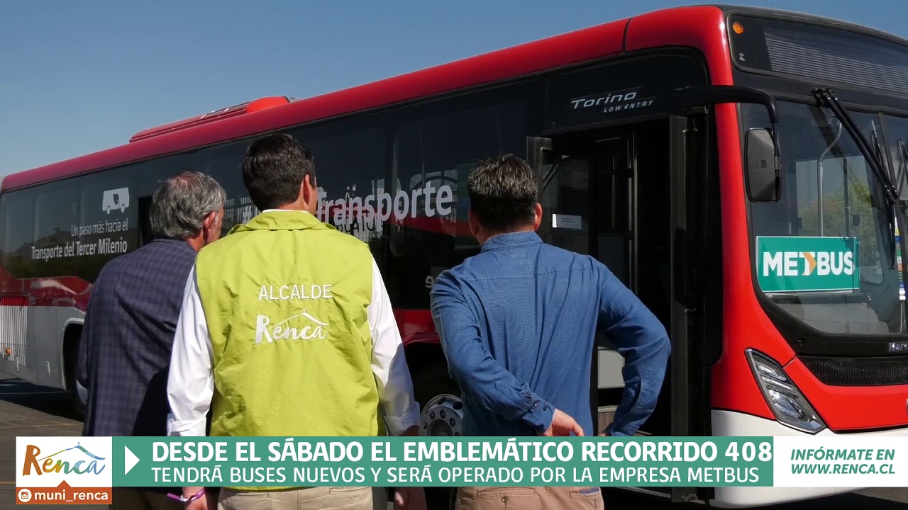 Desde el 12 de enero la 408 tendrá nuevos buses y nuevo operador - YouTube