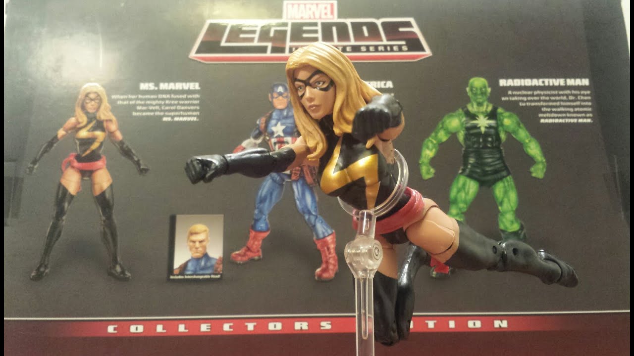 Ms Marvel/ marvel legends infinite series 3 pack (HD) - YouTube
