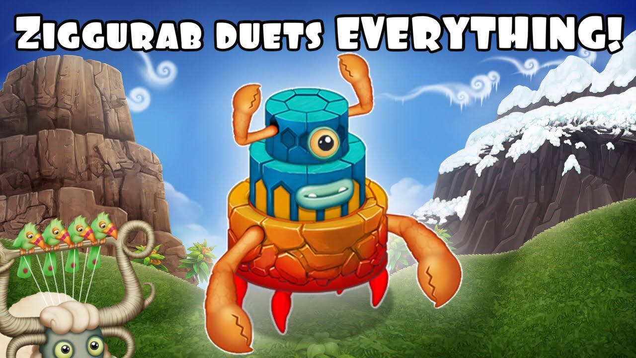 Ziggurab Duets EVERYTHING - My Singing Monsters Duets - YouTube