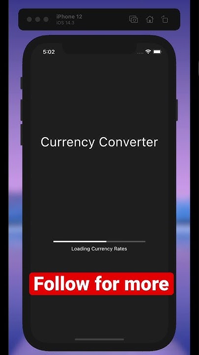 Flutter Currency Converter App #shorts #flutter - YouTube