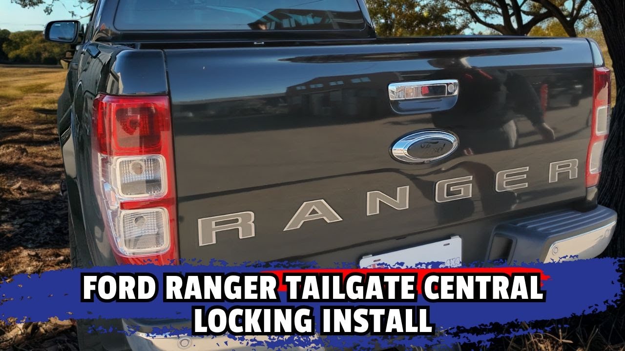 How To Install Tailgate Central Locking On A Ford Ranger - YouTube