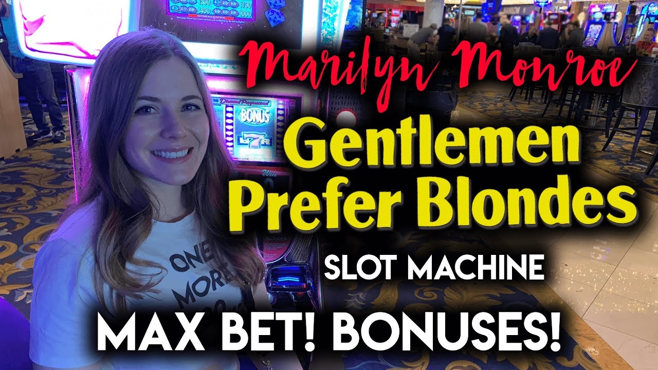 Marilyn Monroe Gentlemen Prefer Blondes Slot Machine! BONUS!! - YouTube