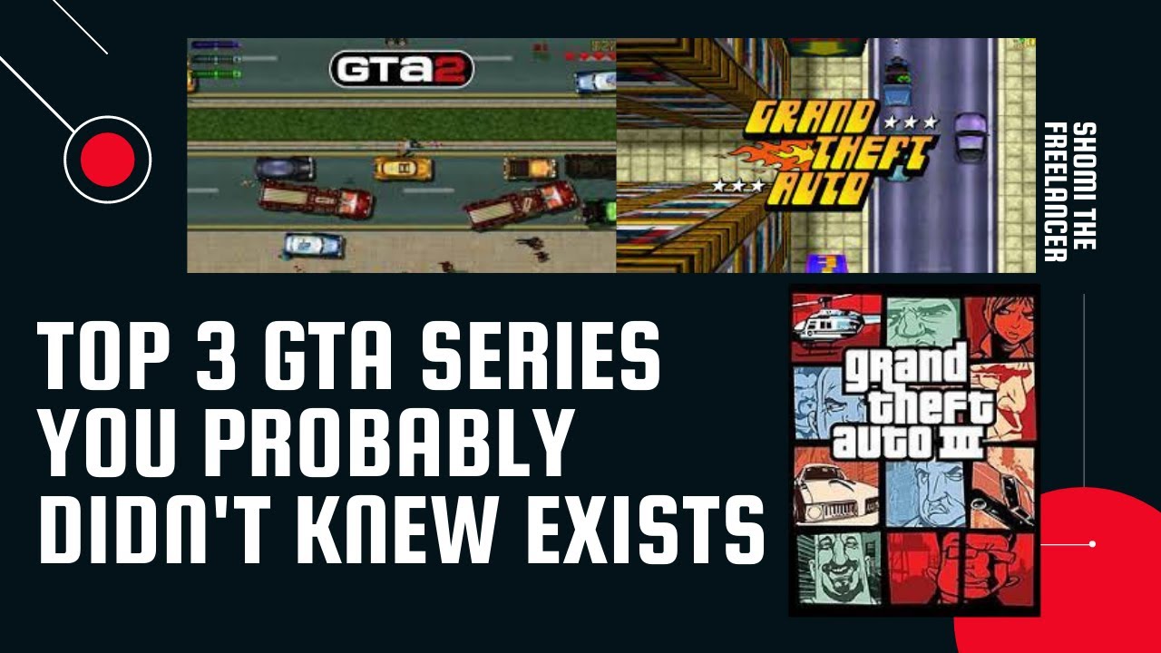 Top 3 Old GTA Grand Theft Auto Series You Probably Didn't Knew Exist! G ...
