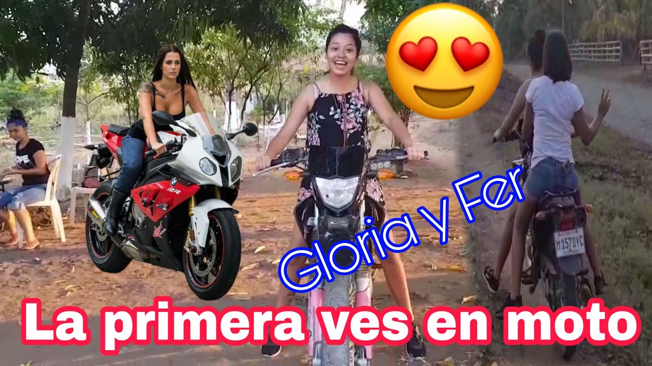 En Moto Por Primera vez, Gloria y Fernanda. - YouTube