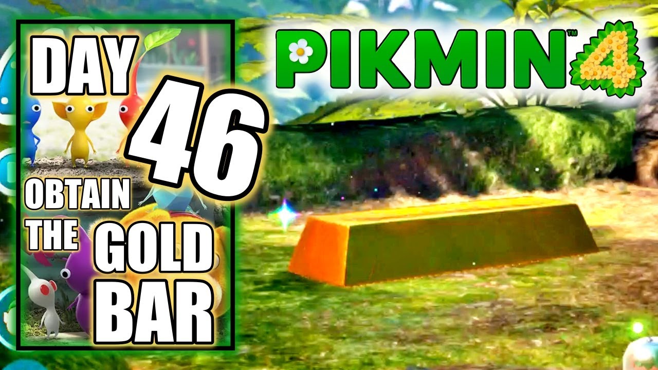 Pikmin 4 - Day 46, How to Get the Gold Bar (1000) Primordial Thicket ...
