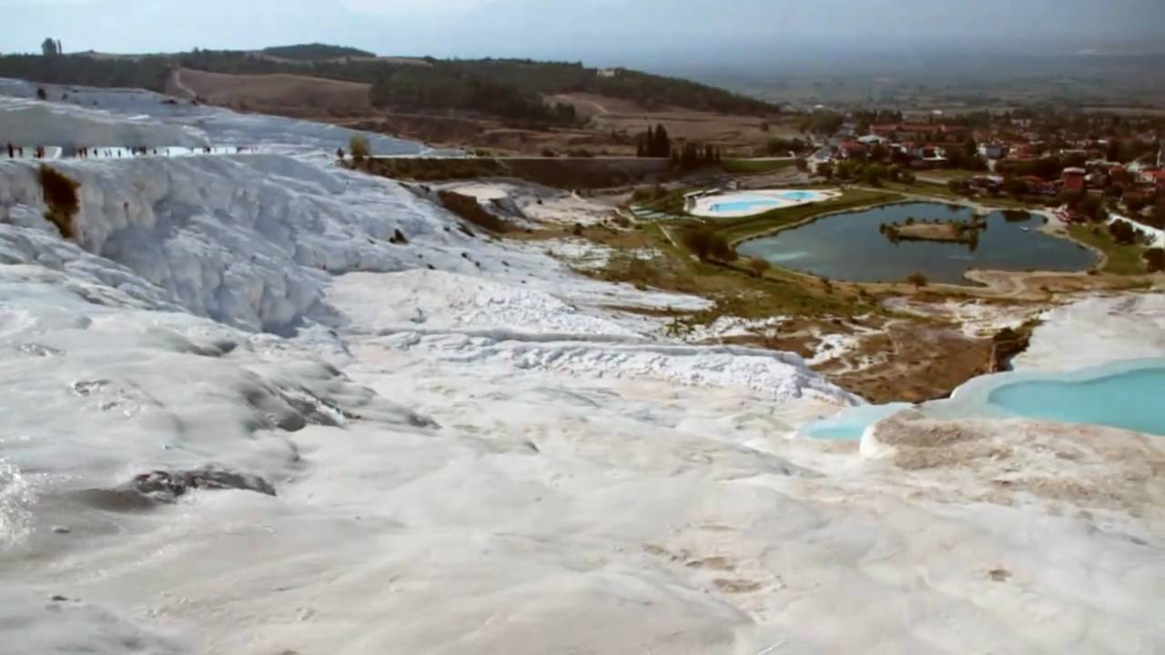 Turkey 2010, Pamukkale calcium terraces - YouTube