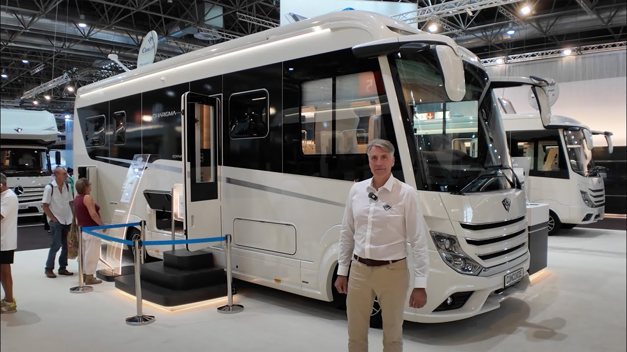 Wohnmobile Messe Neuheiten 2025 Concorde Charisma 910 LSI mit außergewöhnlichen Grundriss - YouTube