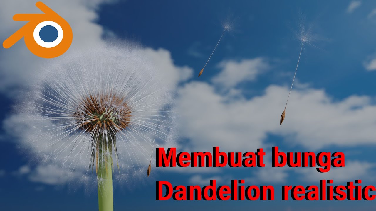 Membuat Bunga Dandelion 3D di Blender l Part 1 - YouTube