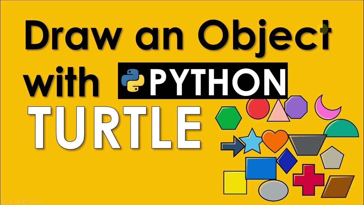 DRAW OBJECTS WITH PYTHON TURTLE | PYTHON TUTORIAL 2022 - YouTube
