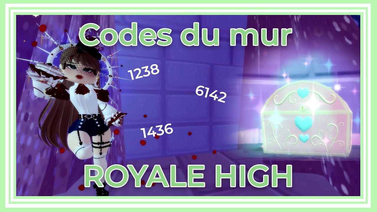 Codes du mur de brique - Royale High - YouTube
