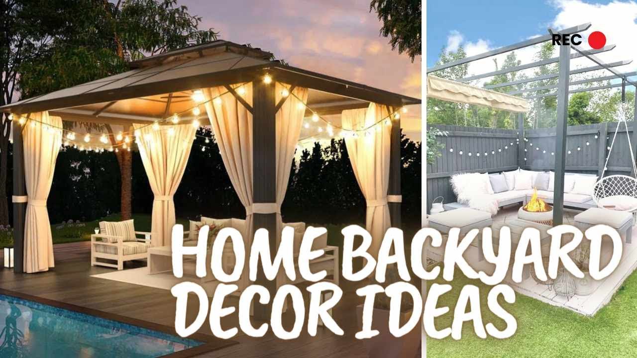 Top Best Aesthetic Home Backyard Decor and Designs - YouTube