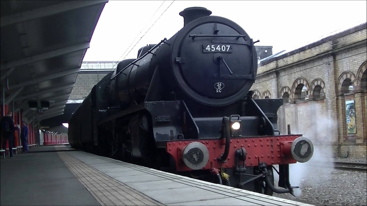 Double Steam Action on The West Coast Mainline Friday 18th December ...