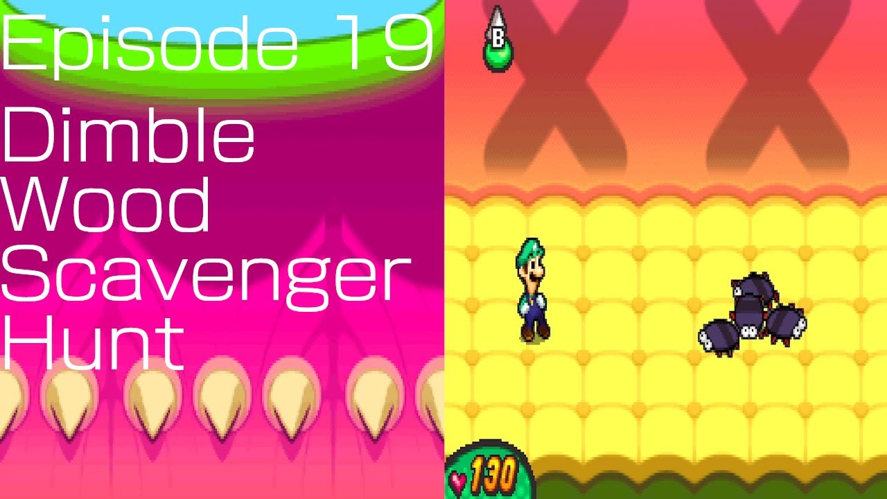 Mario & Luigi Bowser's Inside Story Episode 19: Dimble Wood Scavenger ...
