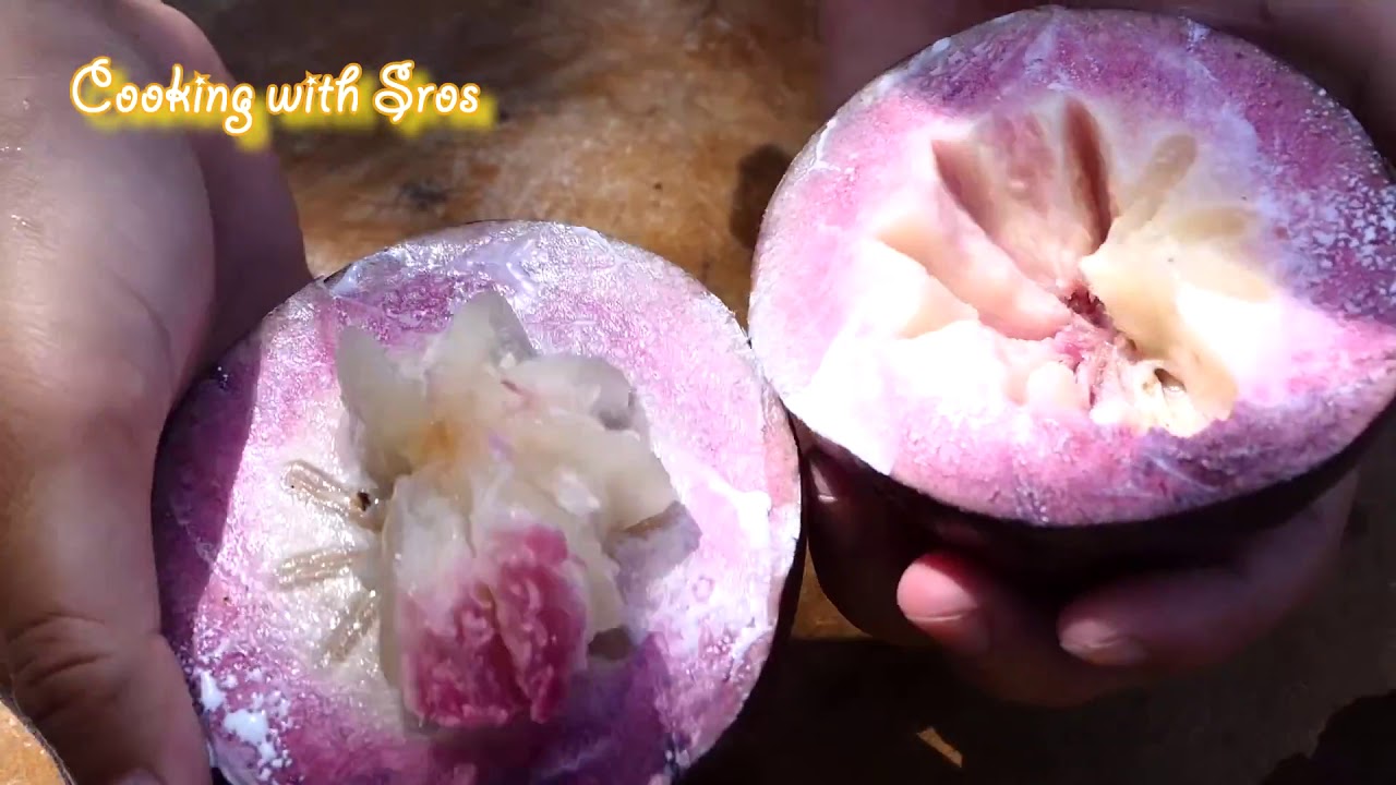 Yummy Star Apple Sweet - Star Apple Dessert - Cooking With Sros - YouTube